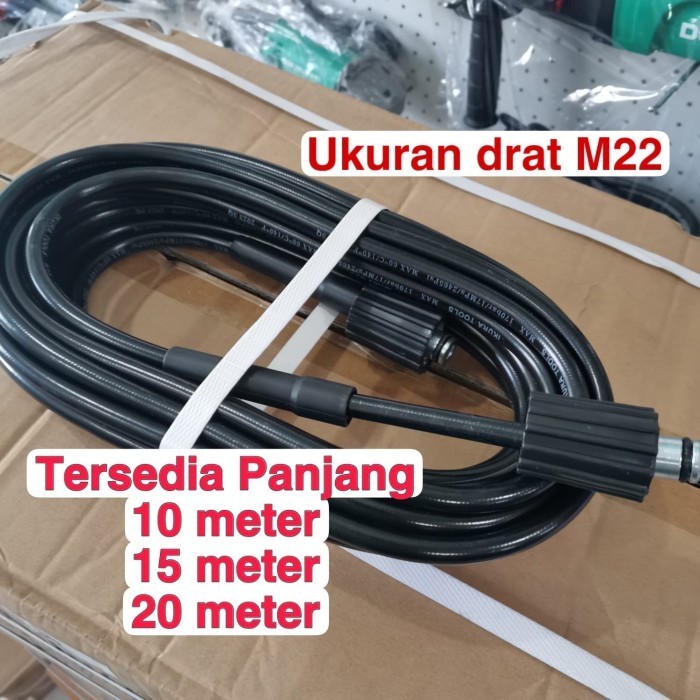 Jual Selang jet cleaner 10 meter 15 meter 20 meter selang semprotan ...