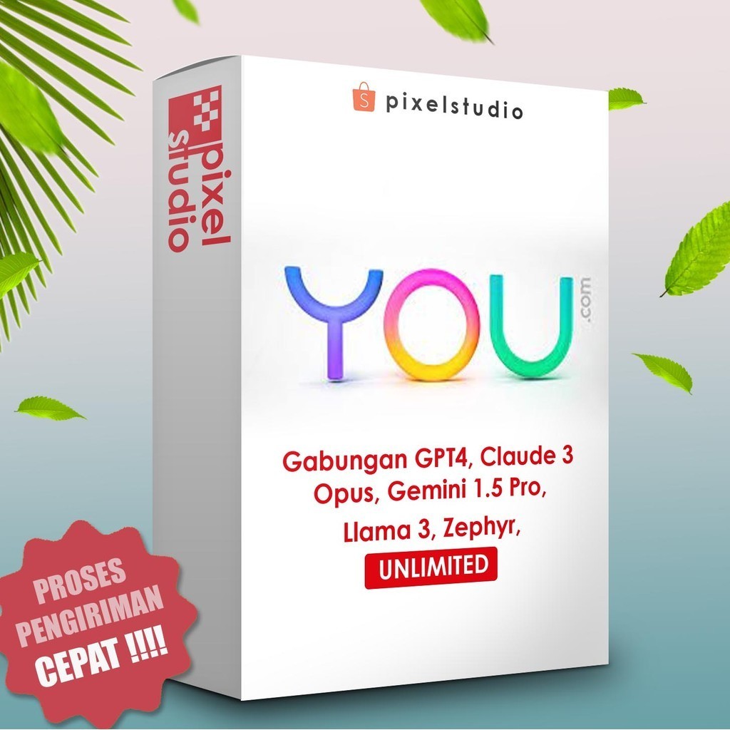 Jual YOU.com - All In One - ChatGPT4, Claude AI 1 - 3, Gemini AI, ChatBot Dokumen | Shopee Indonesia