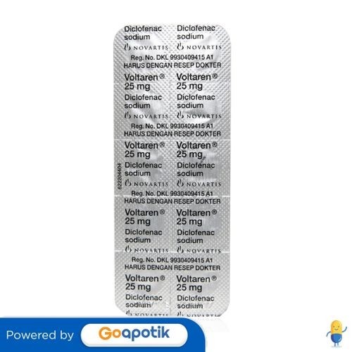 Jual Voltaren 25 Mg Strip 10 Tablet | Shopee Indonesia