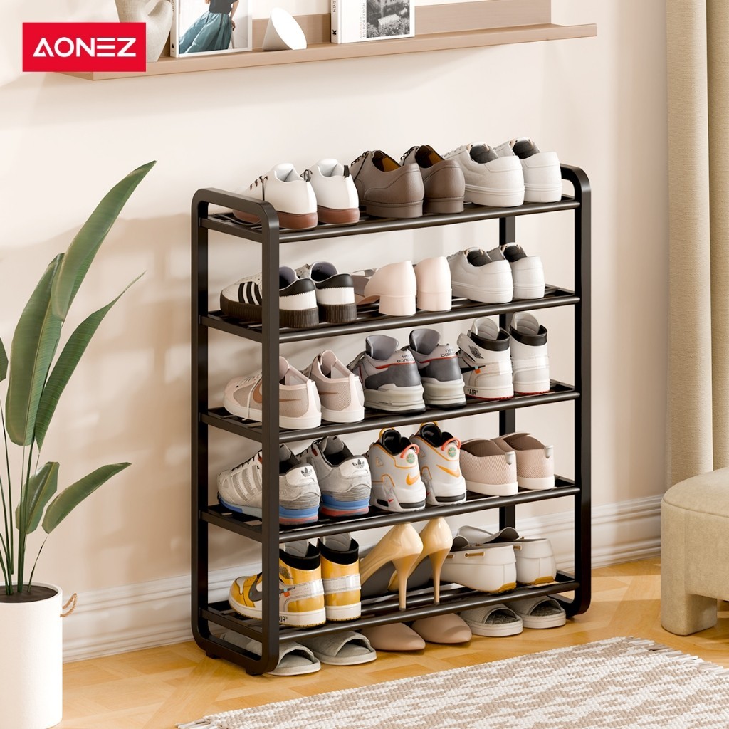 Jual RT63D AONEZ Rak Sepatu 5 Susun Minimalis Rak Sepatu Luar Portable ...