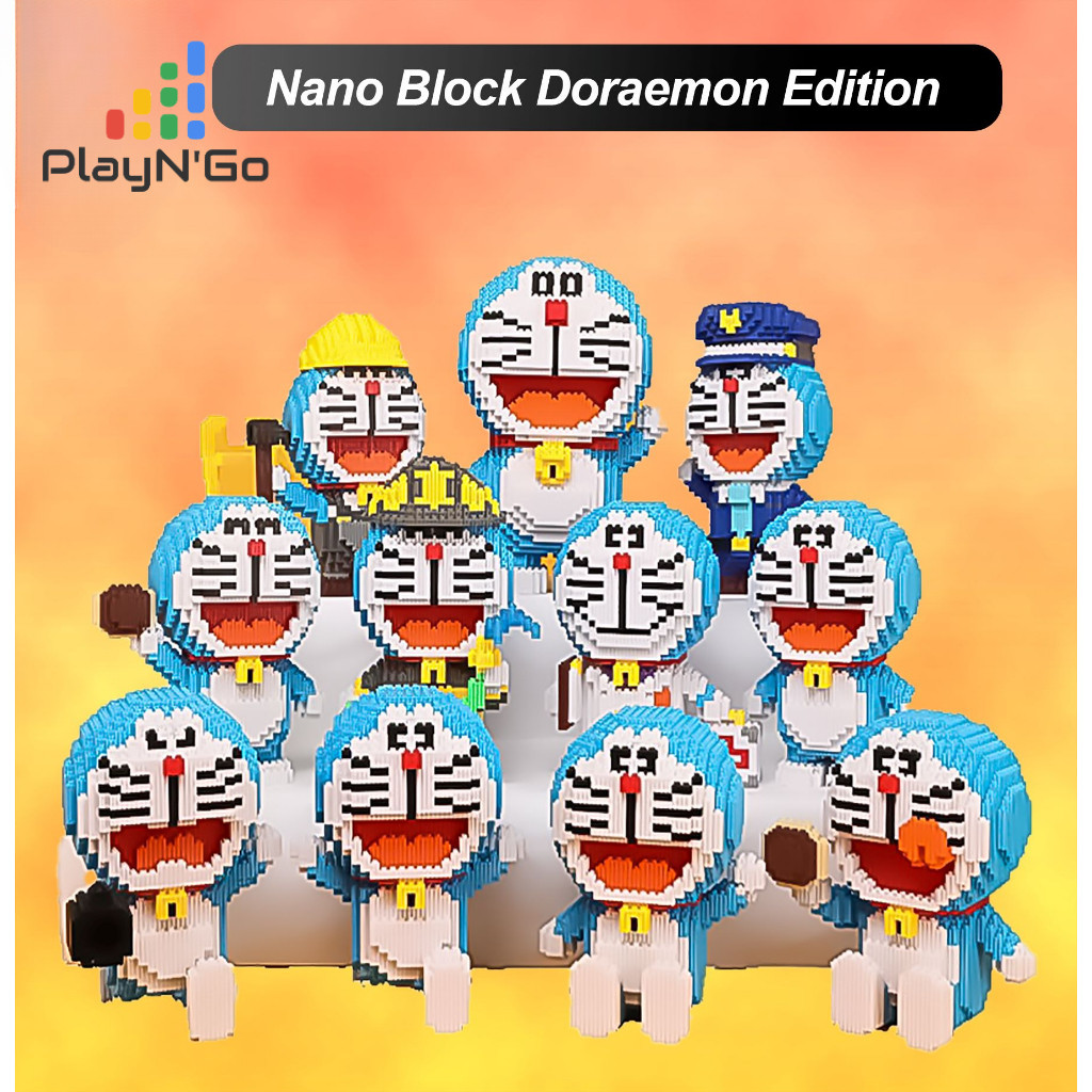 Jual Original Nano Block Doraemon Bricks Big Series 3D Model, Mainan ...