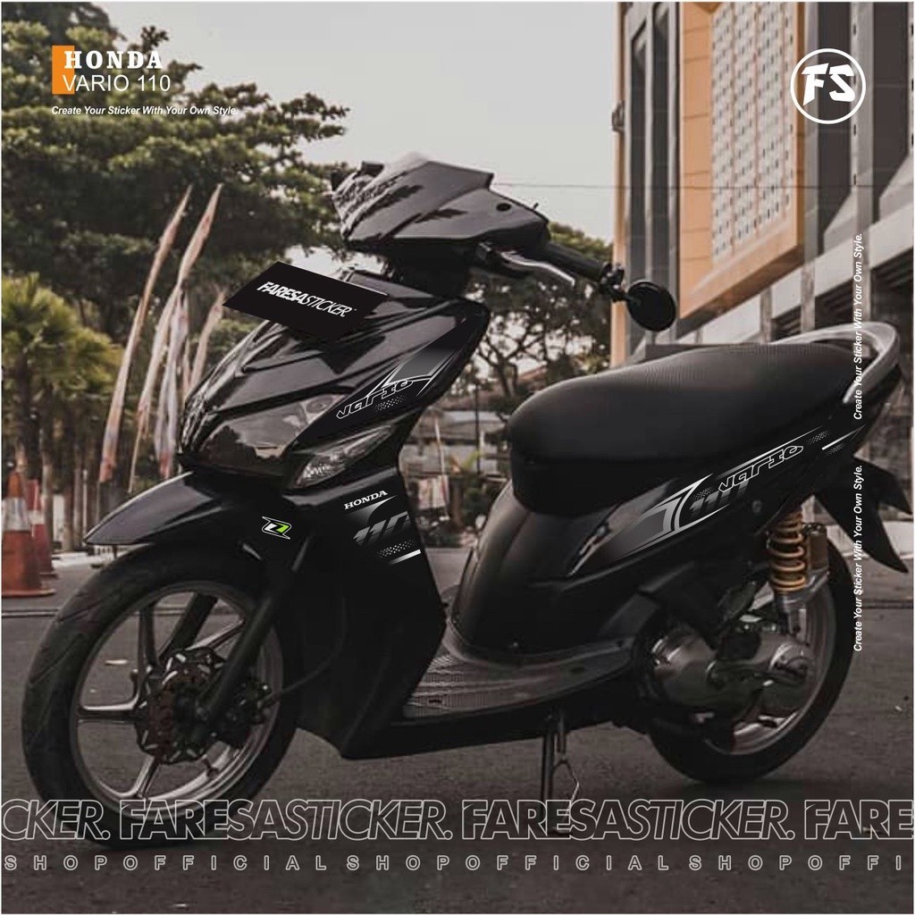Jual Striping HONDA VARIO 110CW HONDA VARIO LAMA | VARIO OLD sticker new by FARESA STICKER ...