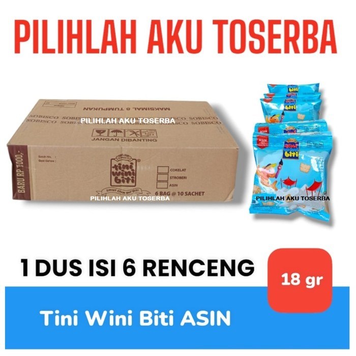 Jual Biskuit TINI WINI BITI Renceng Rasa ASIN - ( HARGA 1 DUS ...