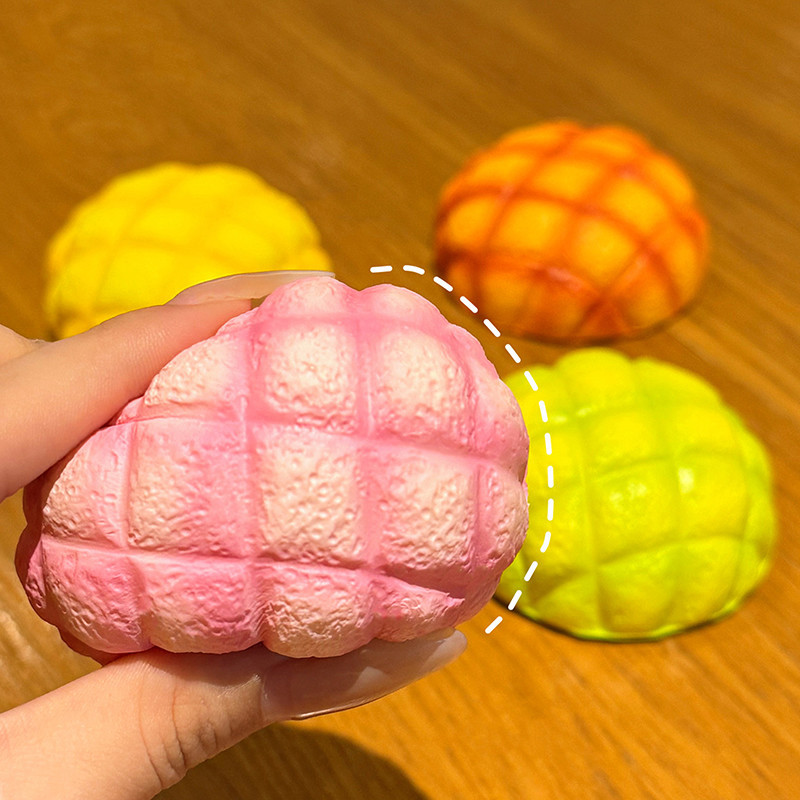 Jual Cute Slow Rising Squishy Bread Oversized Pineapple Bun Stress ...