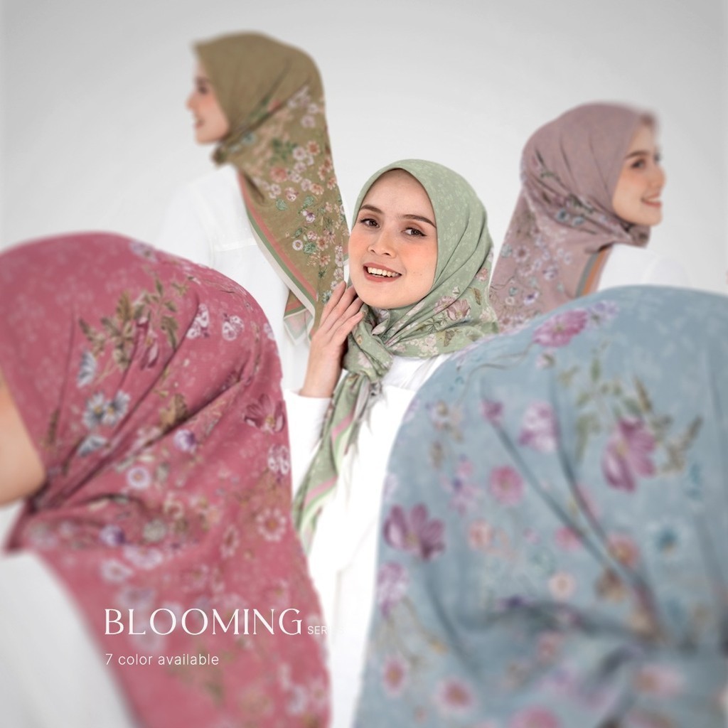 Jual Hijab Segiempat Motif Killua Blooming Series | Shopee Indonesia