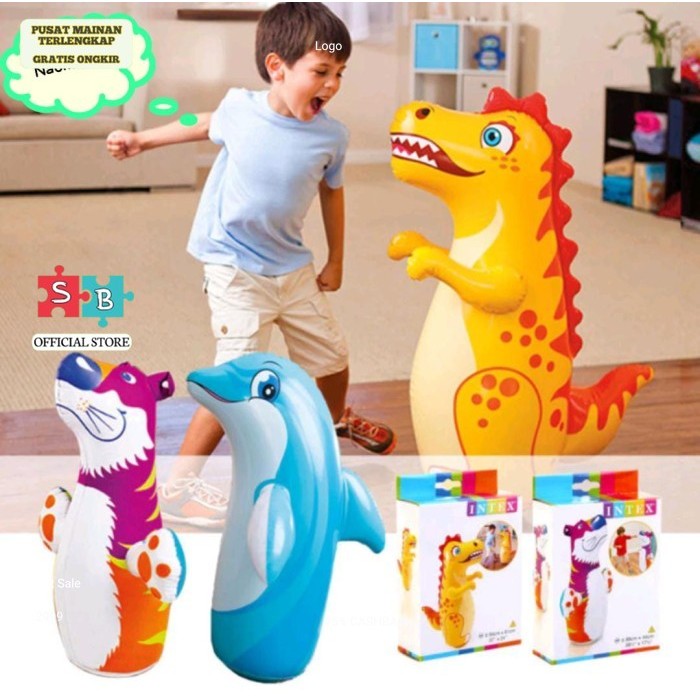 Jual INTEX TINJU balon tinju SAMSAK TINJU ANAK INTEX INFLATABLE wet set ...