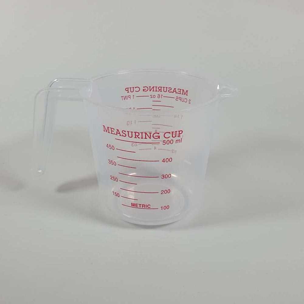 Jual Primal KOLE Gelas Ukur Takaran Plastik Measuring Cup OZ 250/500ml/1L 3 PCS K31 quality ...