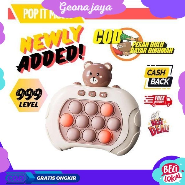 Jual Seru Banget Mainan Aktivitas Game Anak Pop It Electronic Pop It ...