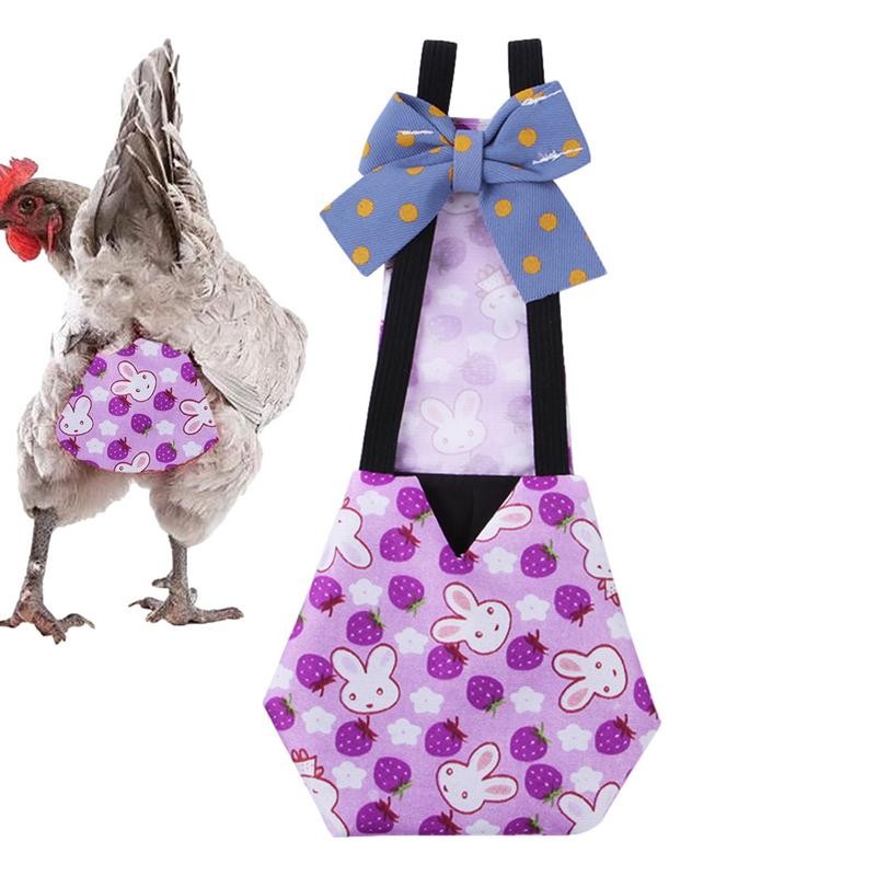 Jual Chicken Diapers For Hens Reusable Bow Tie Diapers Pet Chicken ...