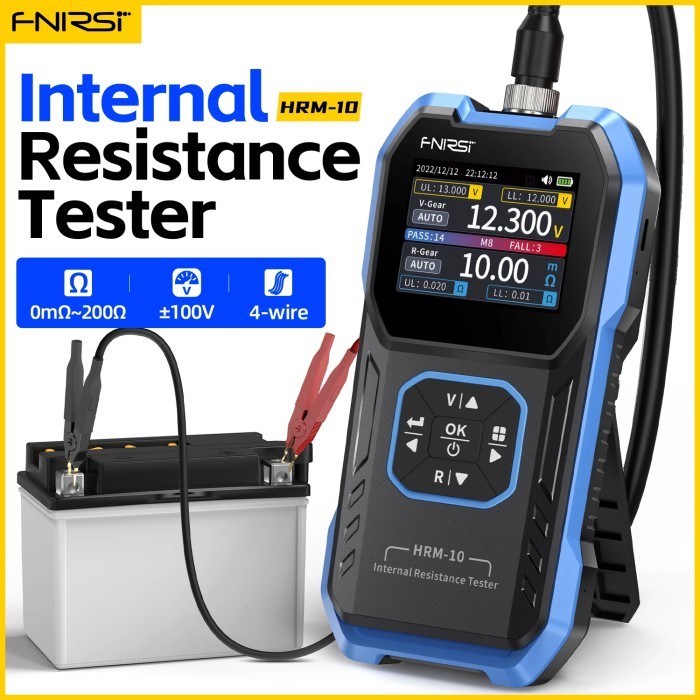 Jual FNIRSI HRM-10 Battery Voltage Internal Resistance Tester 18650 ...