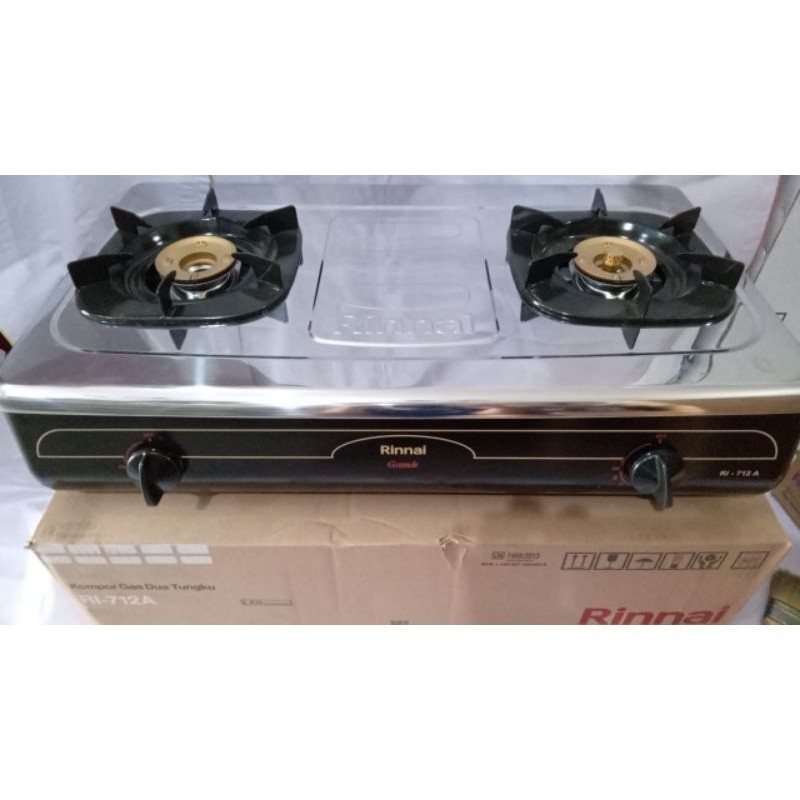 Jual Rinnai RI-712 A Kompor Gas Grande 2 Tungku Kuningan RI-712A ...
