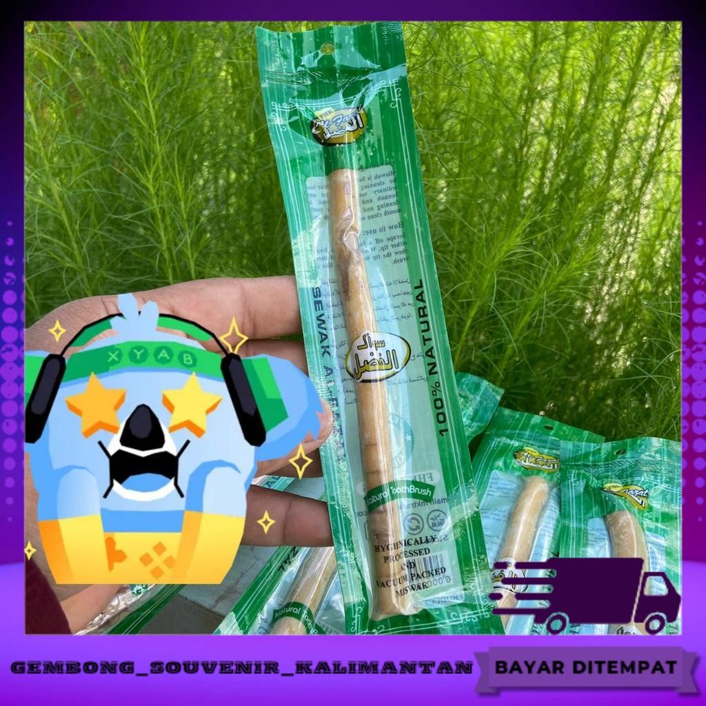 Jual Siwak kayu Sewak Al Fazal / Siwak Miswak Alfazal / siwak ukuran ...