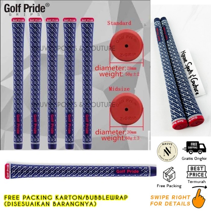 Jual Golf Grip Pride Z-Grip Z Stick Stik Club Clubs Standard / Midsize | Shopee Indonesia