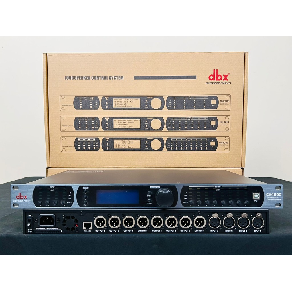 Jual SPEAKER MANAGEMENT DBX CX4800 4 INPUT 8 OUTPUT/ DBX CX4800 ...