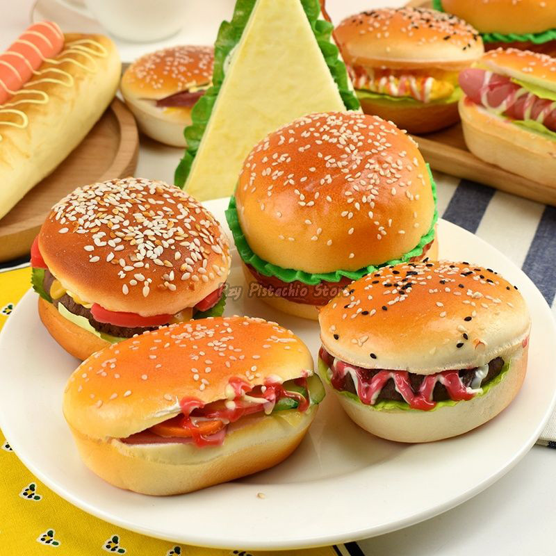 Jual Kids Simulation Food Kitchen Toy Pretend Play Cooking Fake Bread ...