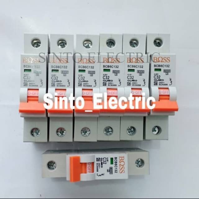 Jual BOSS MCB 2 A 1 P (Miniature Circuit Box) 2 Ampere 1 Phase | Shopee ...