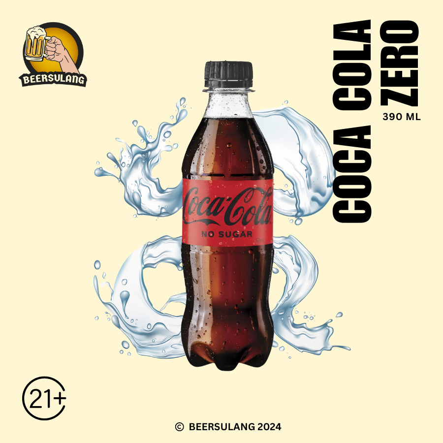 Jual Coca Cola Zero Botol 390ml | Shopee Indonesia