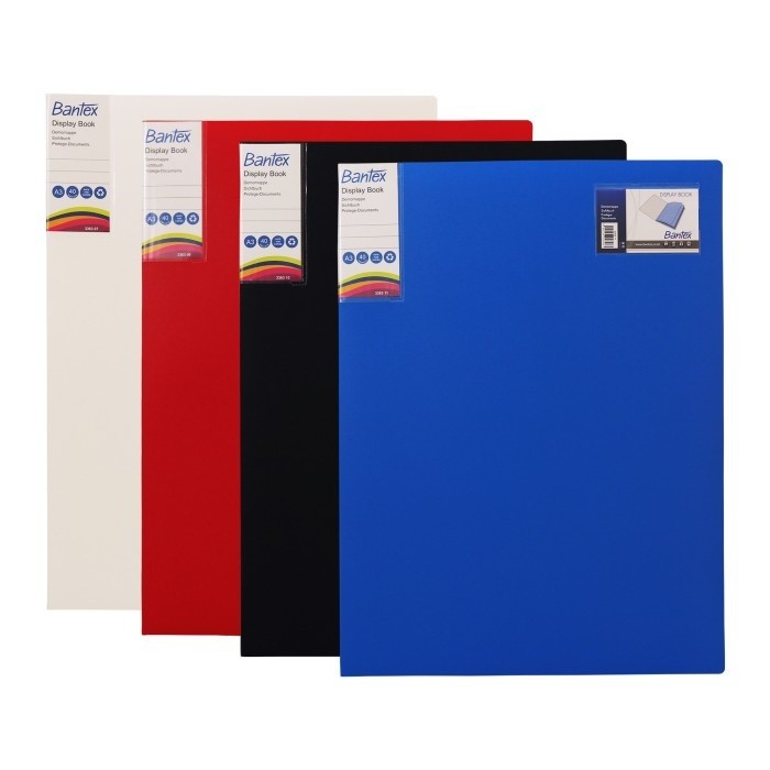 Jual Bantex Display Book A3 Potrait Clear Holder 40 Pockets - 3363 ...