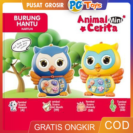 Jual PGTOYS - Mainan Story Machine Owl Cartoon Edukasi Anak Burung ...