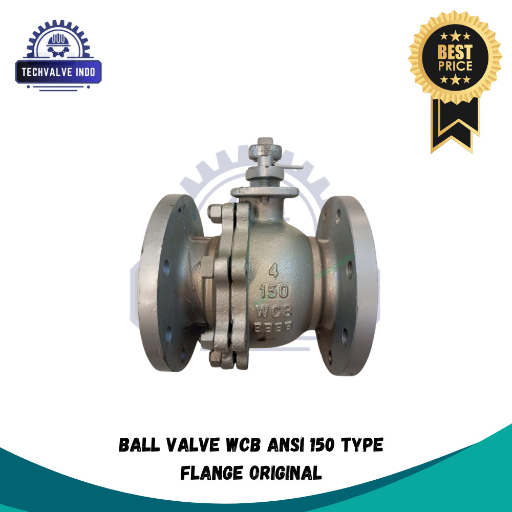 Jual BALL VALVE 2" INCH TYPE FLANGE WCB ANSI 150 DN 50 ORIGINAL ...