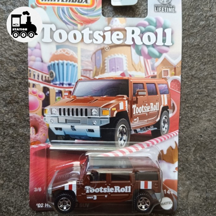 Jual NO99 Matchbox Candy Series - 02 HUMMER H2 SUV (Tootsie Roll ...