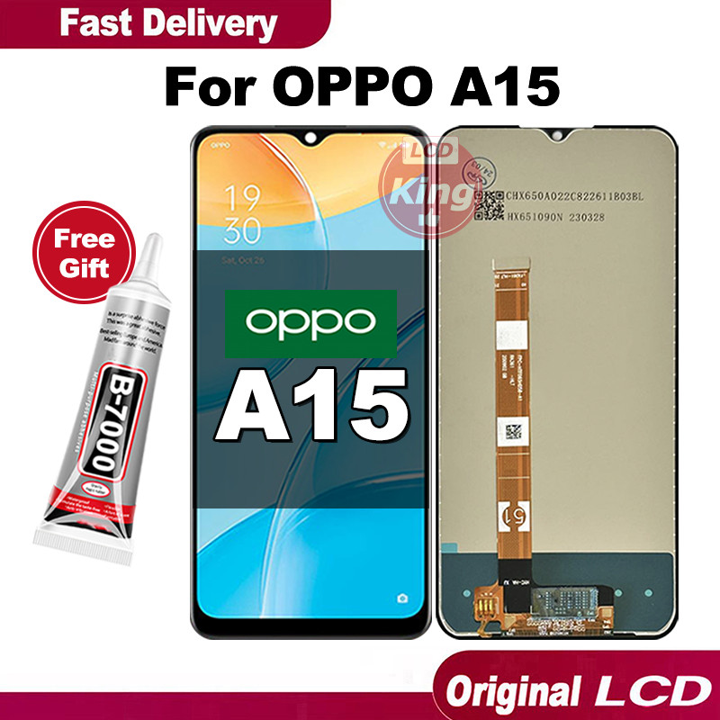 Jual LCD FOR OPPO A15 TOUCHSCREEN Fullset Meningkatkan Kecerahan ...