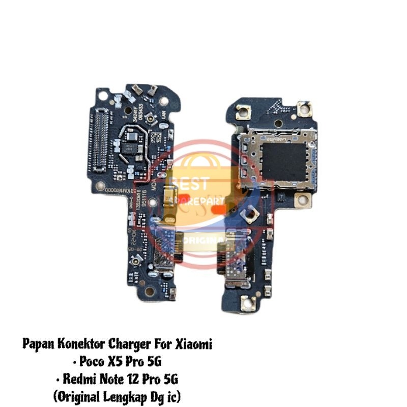 Jual Flexibel Konektor Charger / Papan Con Cas Xiaomi Poco X5 Pro - Redmi Note 12 Pro 5G ...