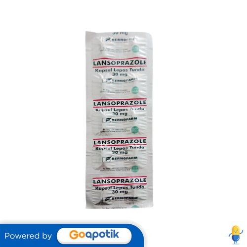 Jual Lansoprazole Bernofarm 30 Mg Strip 10 Kapsul | Shopee Indonesia