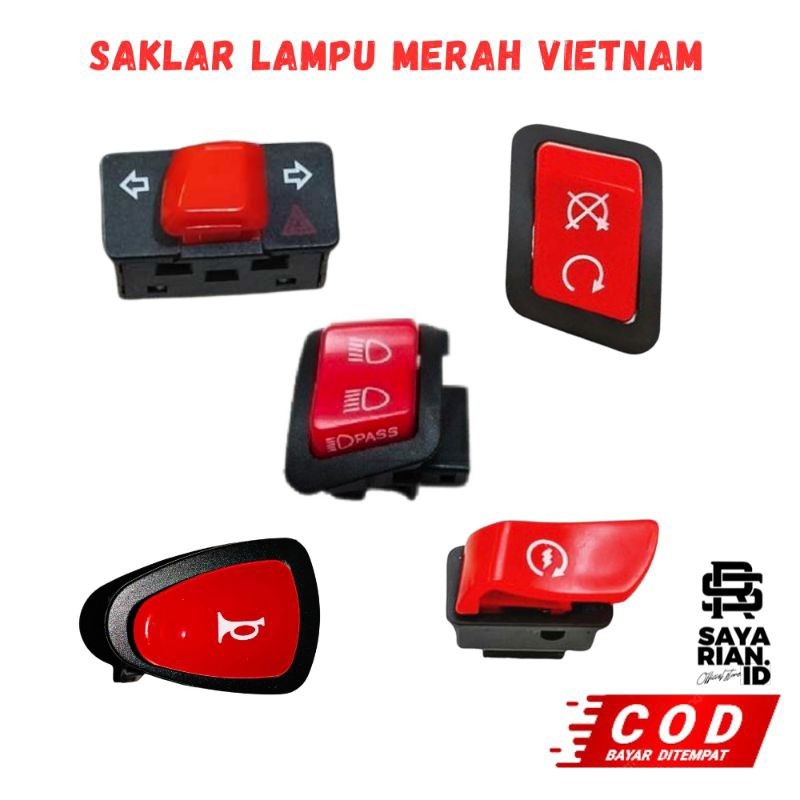 Jual Saklar Lampu Motor 3 Mode Vietnam Pass Beam Dan Sen Hazard Warna ...