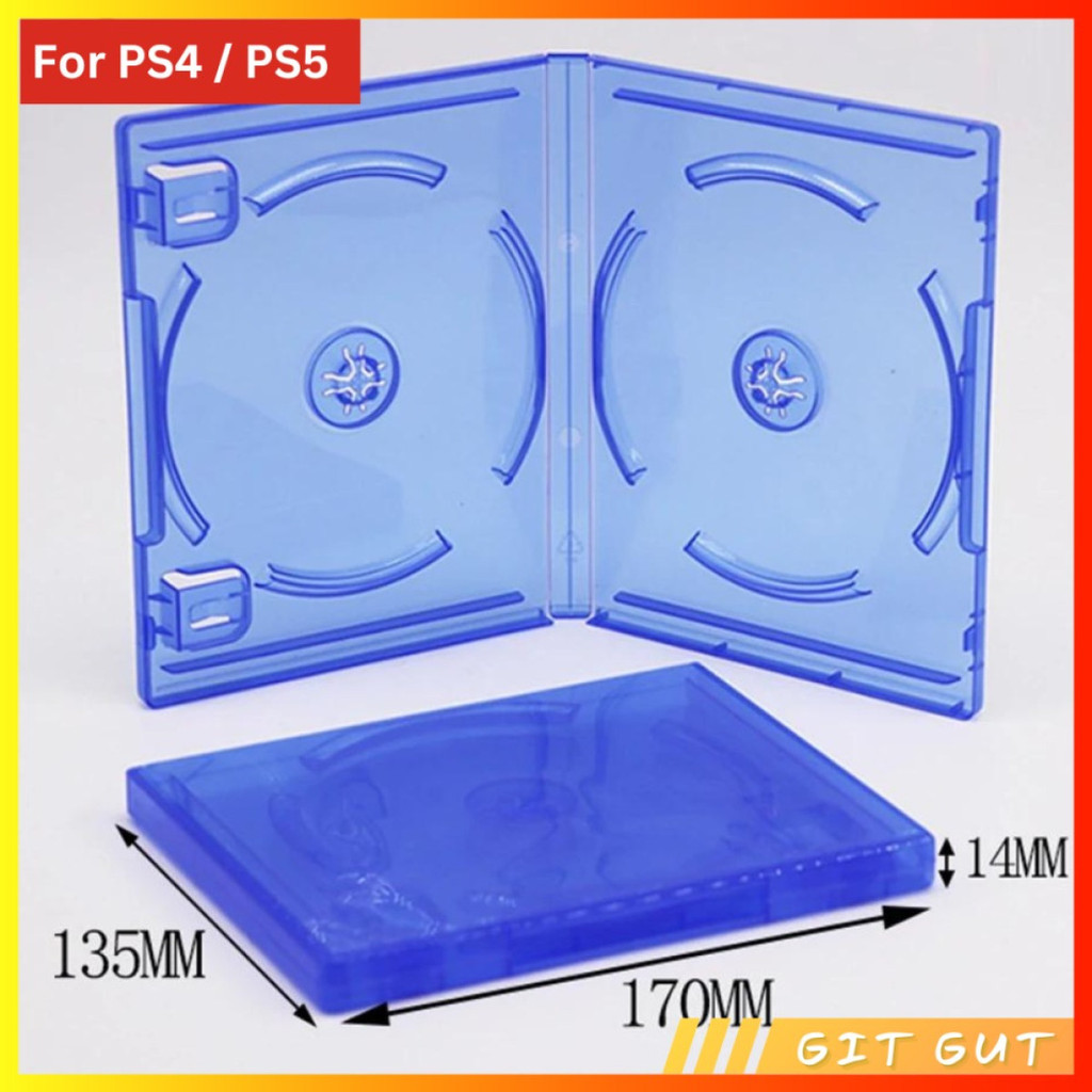 Jual 2 Slot Disc BD PS4 PS5 Kaset Game Replacement Case Box Kotak ...