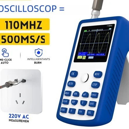 Jual FNIRSI-1C15 Professional Digital Oscilloscope 500MS/s Sampling ...
