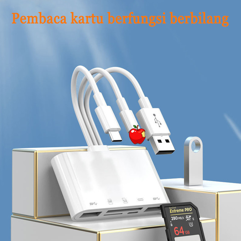 Jual Multi dalam satu adaptor, pembaca kartu multifunksional SD/TF ...