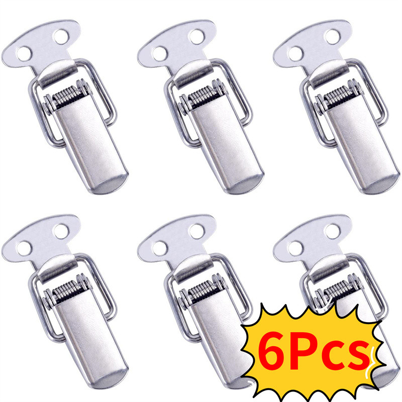 Jual 6/12PCS Toggle Latches Spring Loaded Clamp Clip Case Box Latch ...