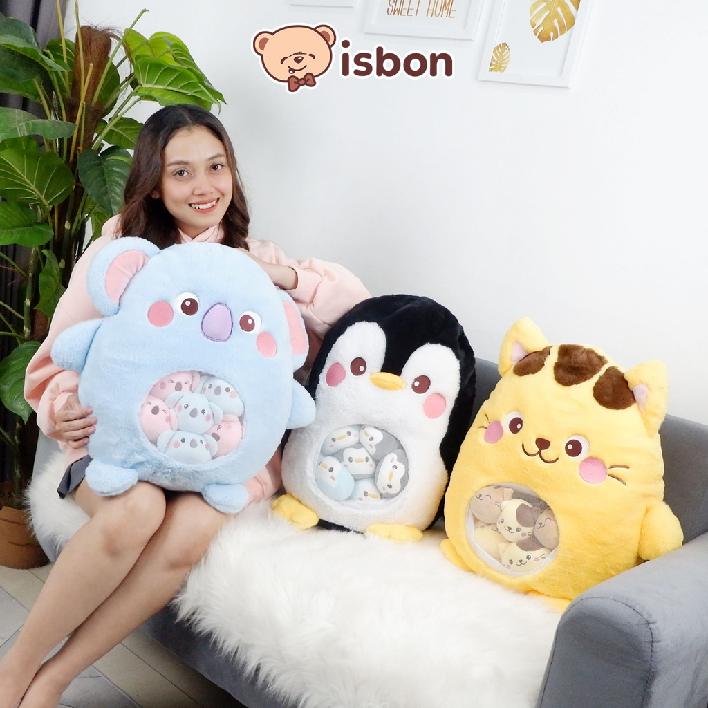 Jual ISTANA BONEKA Mom and Babies Karakter Hewan Beranak Kecil Bulat ...