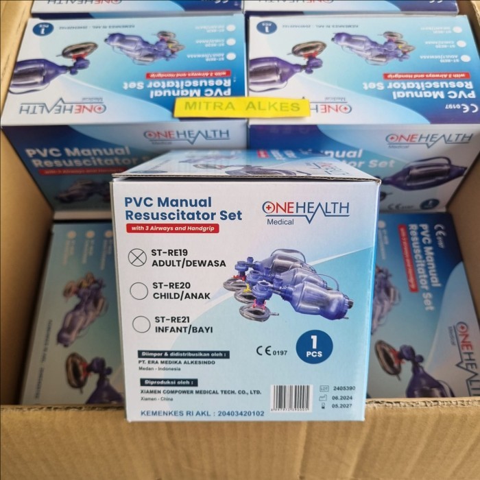 Jual Ambu Bag / Ambubag Onehealth. Bag Valve Mask. PVC Manual ...