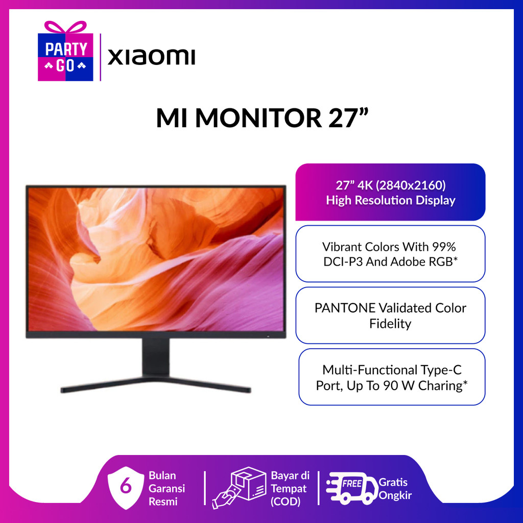 Jual (Second Like New) Mi Desktop Monitor 27"inch 23.8-inch Computer ...