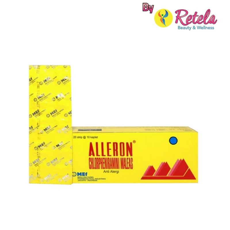 Jual ALLERON 4MG 1 STRIP 10 TABLET | Shopee Indonesia
