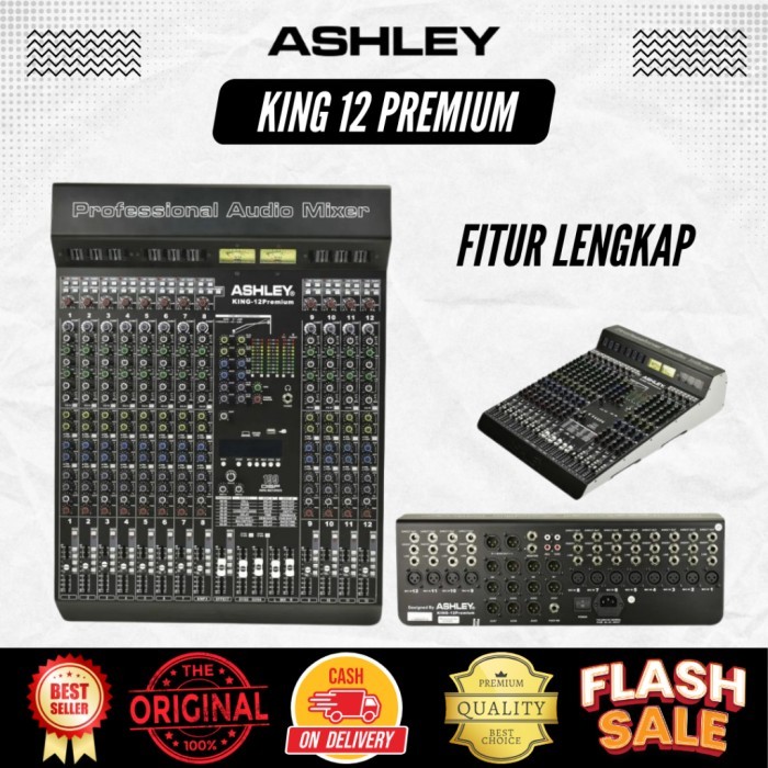 Jual Mixer 12 Channel Ashley King 12 Premium | Shopee Indonesia