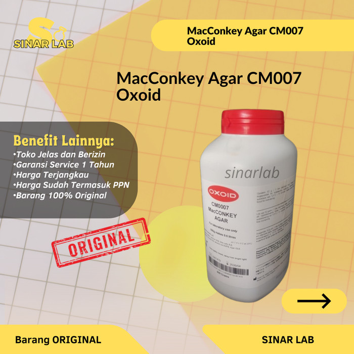 Jual MacConkey Agar CM007 Oxoid | Shopee Indonesia