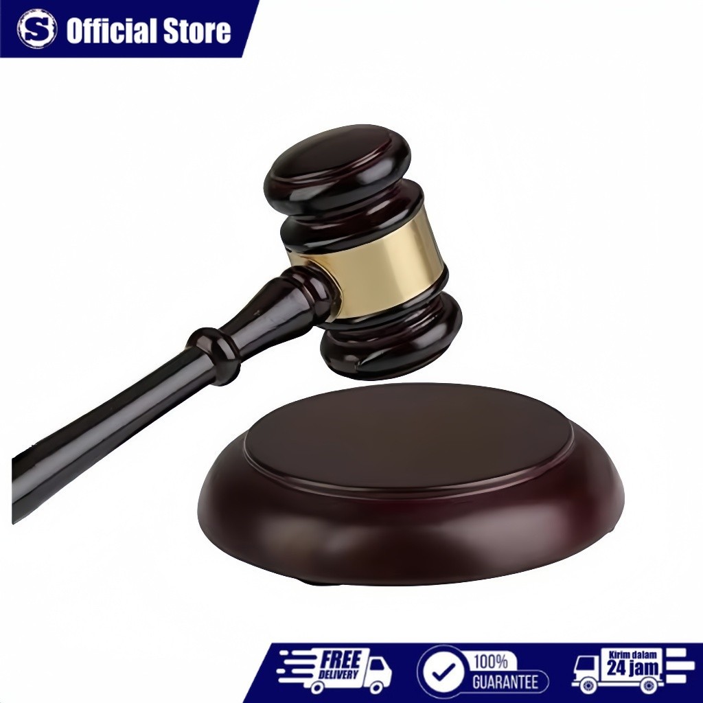 Jual Palu Sidang Kayu Satu Set Palu Dudukan / Palu Lelang Palu Hakim ...