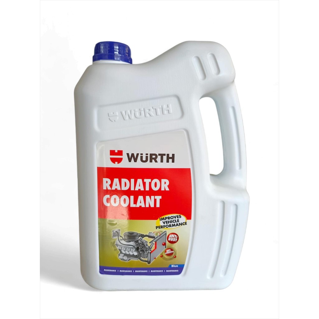 Jual Air Radiator Coolant Wurth Anti Rust Biru Galon 5 Liter | Shopee ...