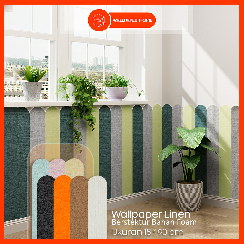 Jual Wallpaper Foam Tahan Lembab, Aman untuk Anak, Stiker Dinding ...