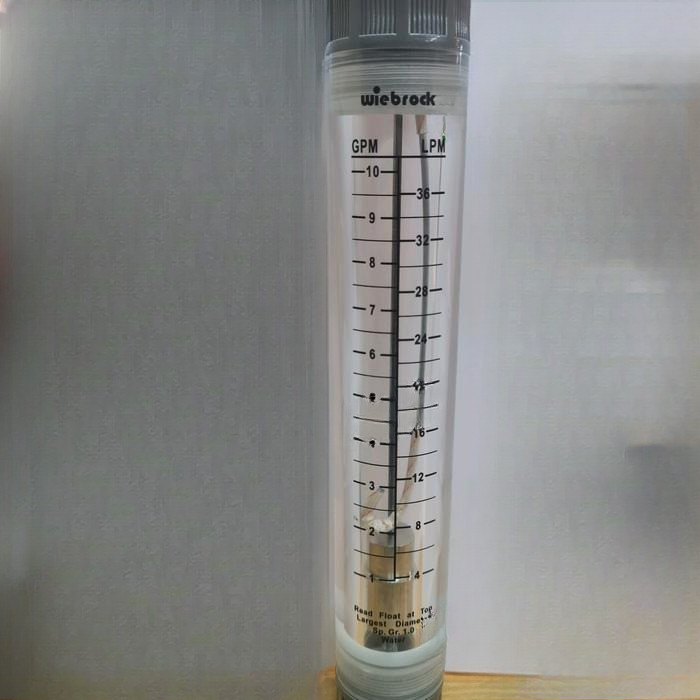 Jual Flow meter / Rotameter Water Tube Drat 1" inch 150 Lpm / 40 Gpm ...