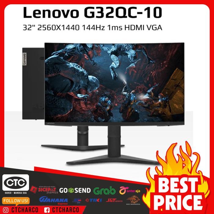 Jual Monitor LED Lenovo G32QC G32QC-10 1440p Curved 165hz HDMI DP ...