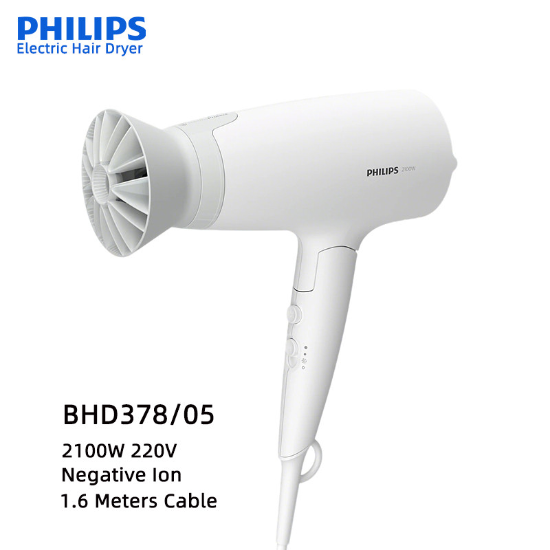 Jual Philips BHD378 Ionic Hair Dryer 220V 2100W High Power 20 Million ...