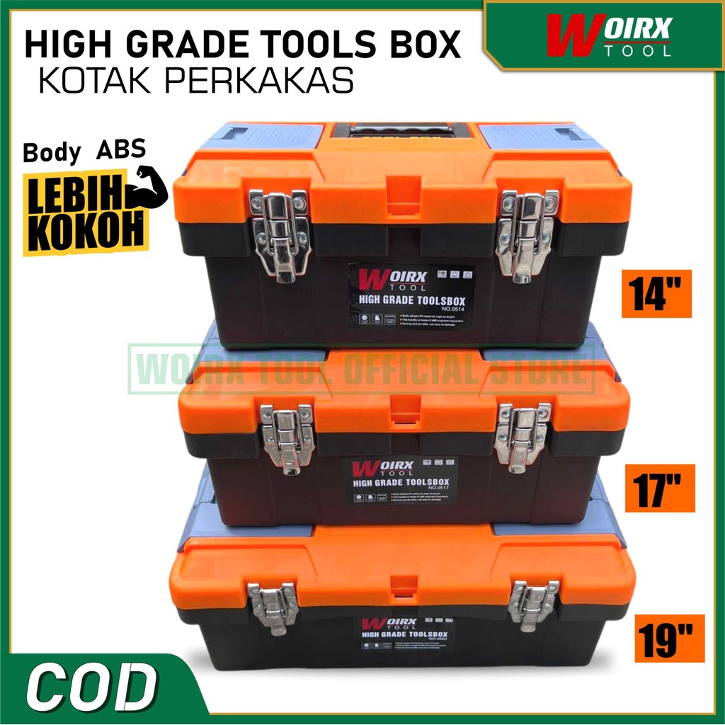 Jual Tool Box Kotak Tempat Alat Perkakas Tools Box Pengunci Besi 14 ...