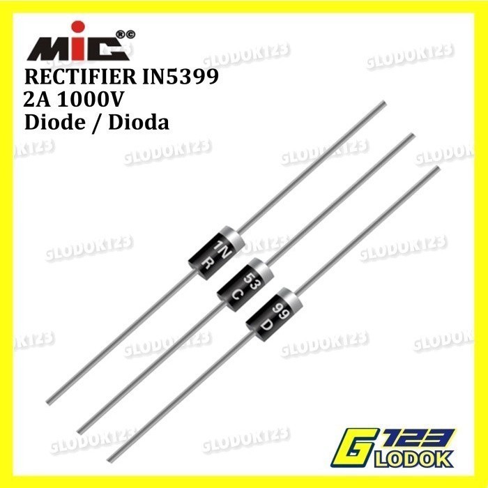 Jual Dioda Diode Rectifier DIP MIC IN5399 1N5399 1N IN 5399 2A 1000V ...