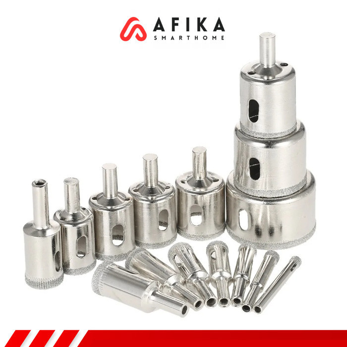 Jual Mata Bor Intan Diamond Set Holesaw Keramik Kaca Batu Granit Drill ...