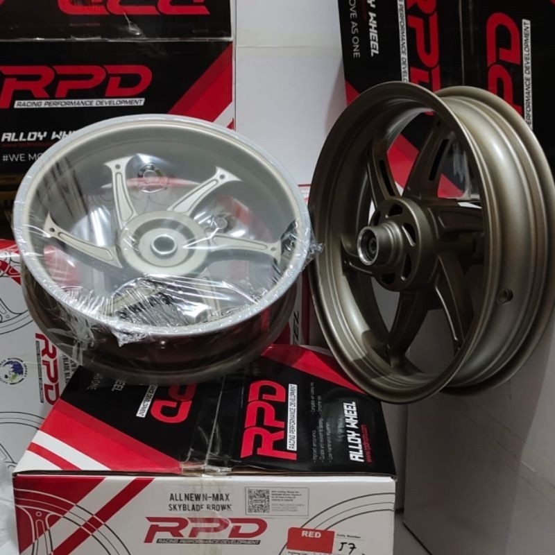 Jual Pelek Velg Racing RPD velg Nmax New uk 300/350 x 13 skyblade alloy ...