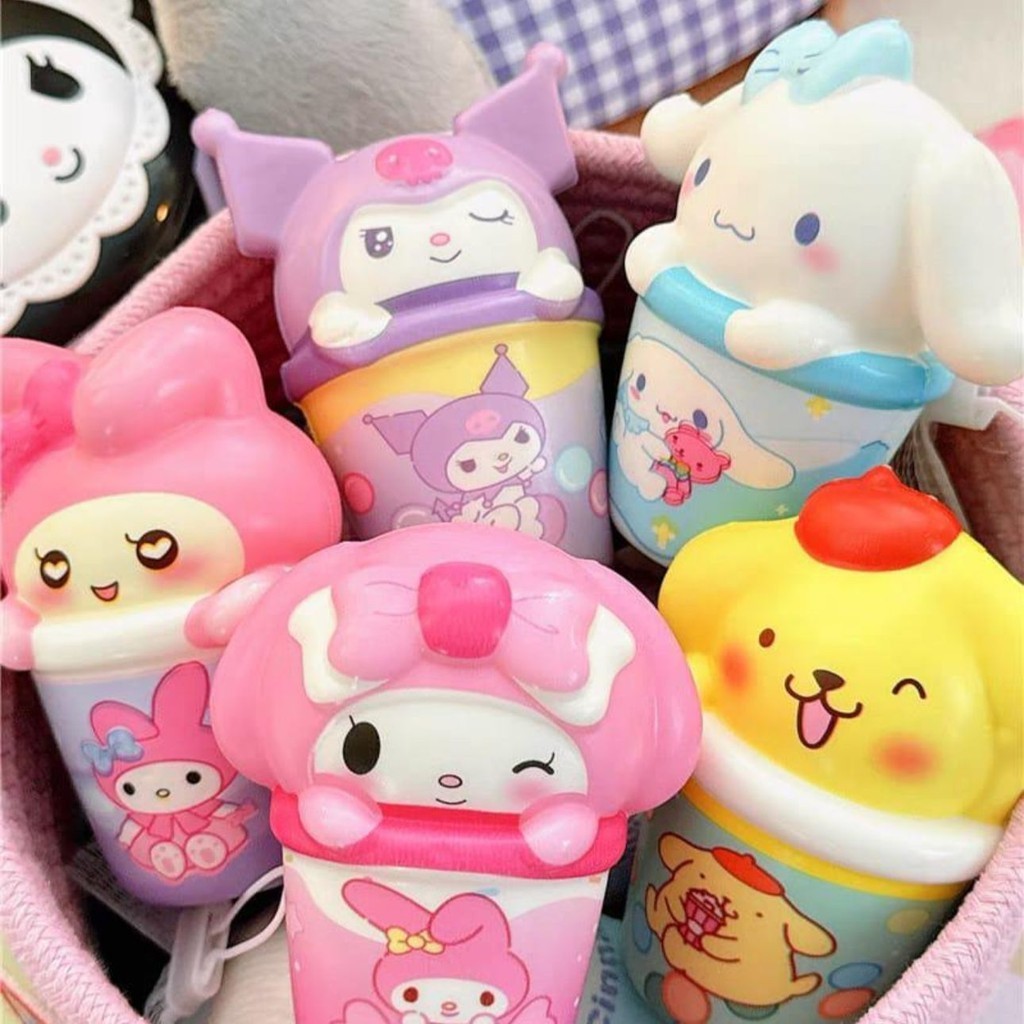 Jual SQUISHY CUTE CHARACTER ON BIG CUP slow lucu soft squeeze squisi ...